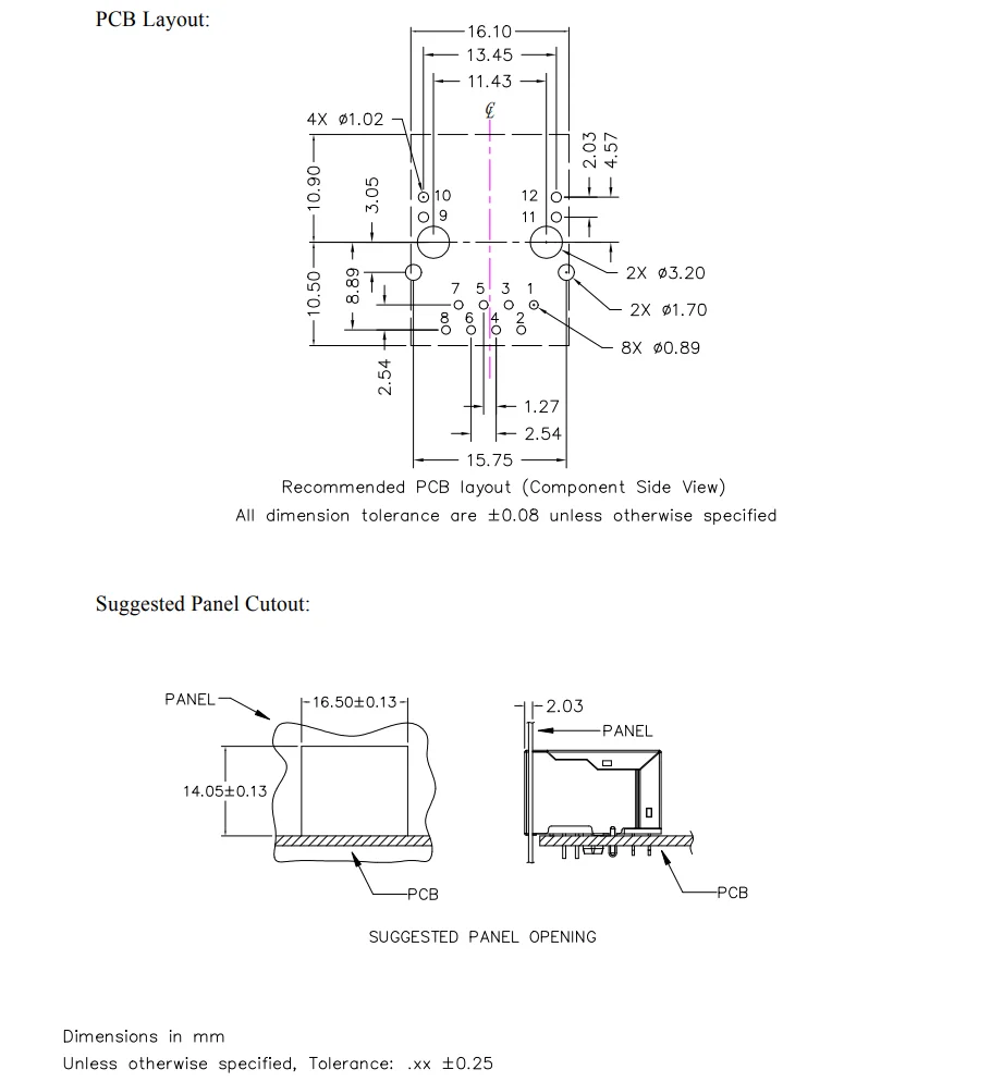 HR911105a RJ45 Network Transformer RJ45 connector with integrated ...