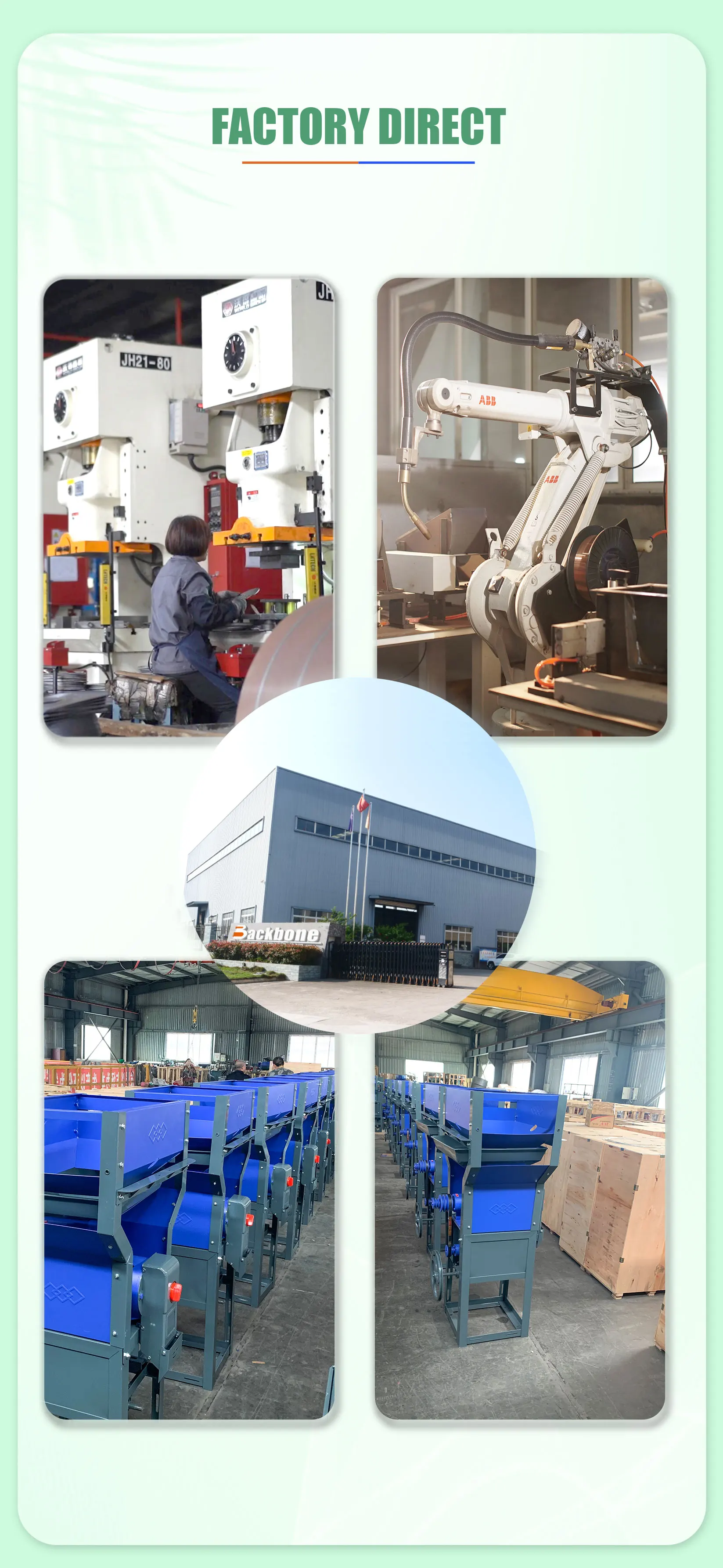 Backbone Machinery High Capacity Rice Mill Machine Bb-n70 Pm+elevator ...