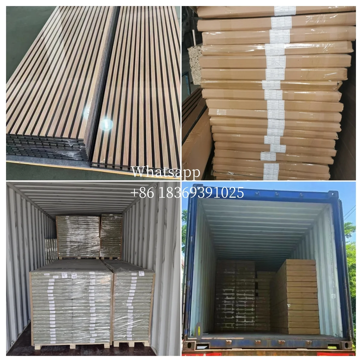 High Quality Modern Design PET Felt HDF Slat Acoustic Wood Wall Ceiling ...
