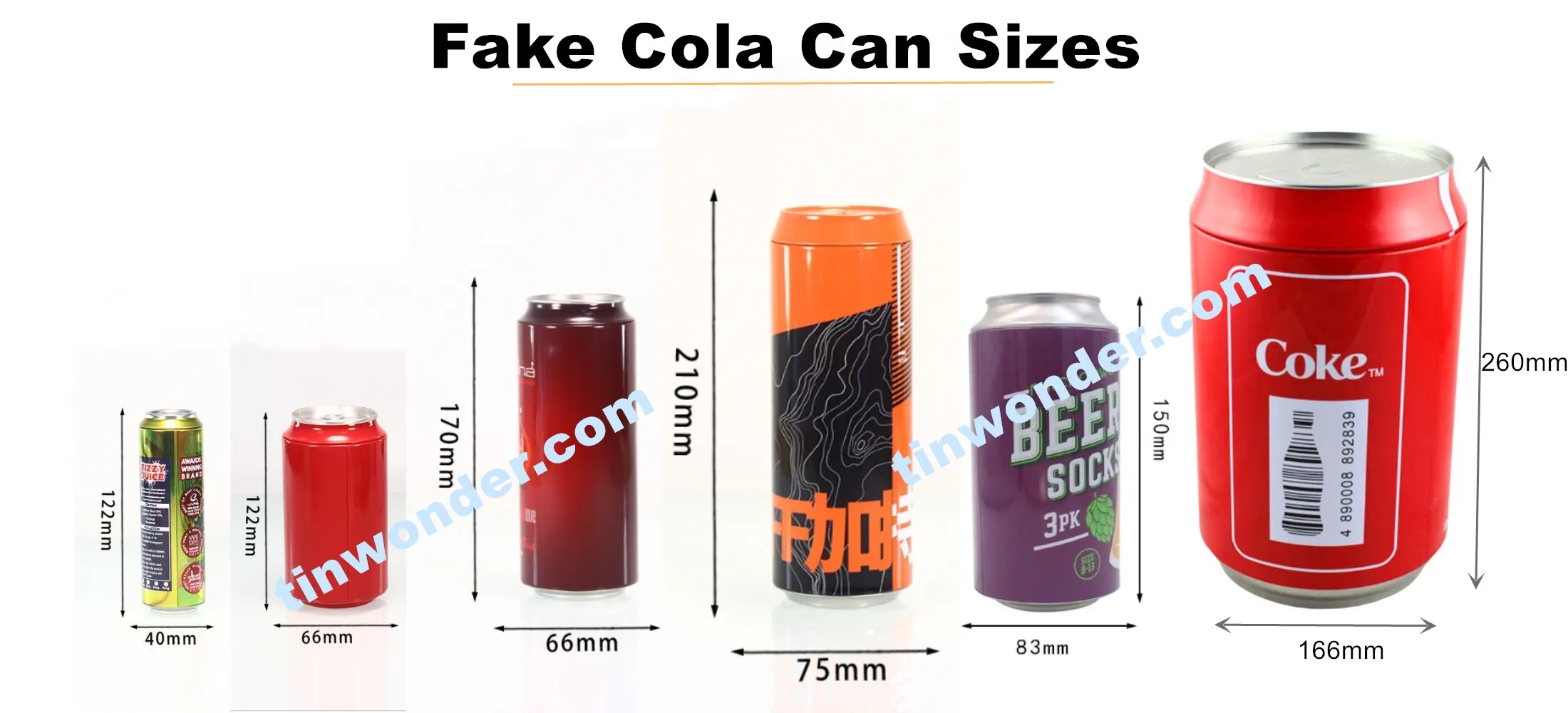 Fake Cola Can - Perfect for Packaging and Household Use