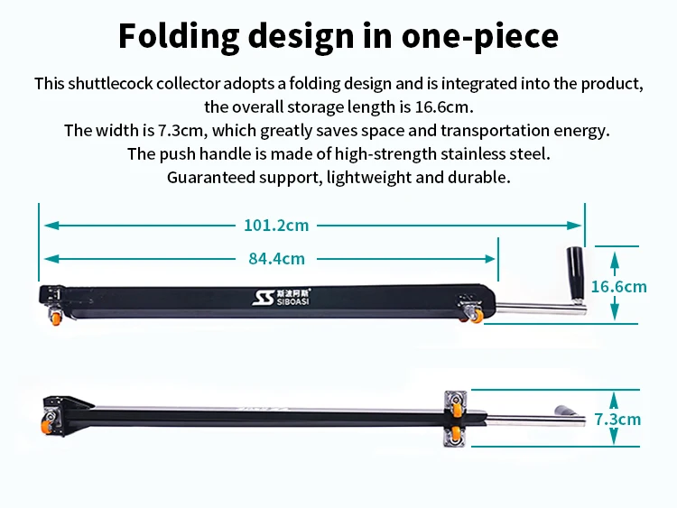 SIBOASI Shuttlecock Collector BSP01 - Efficient Badminton Shuttlecock ...