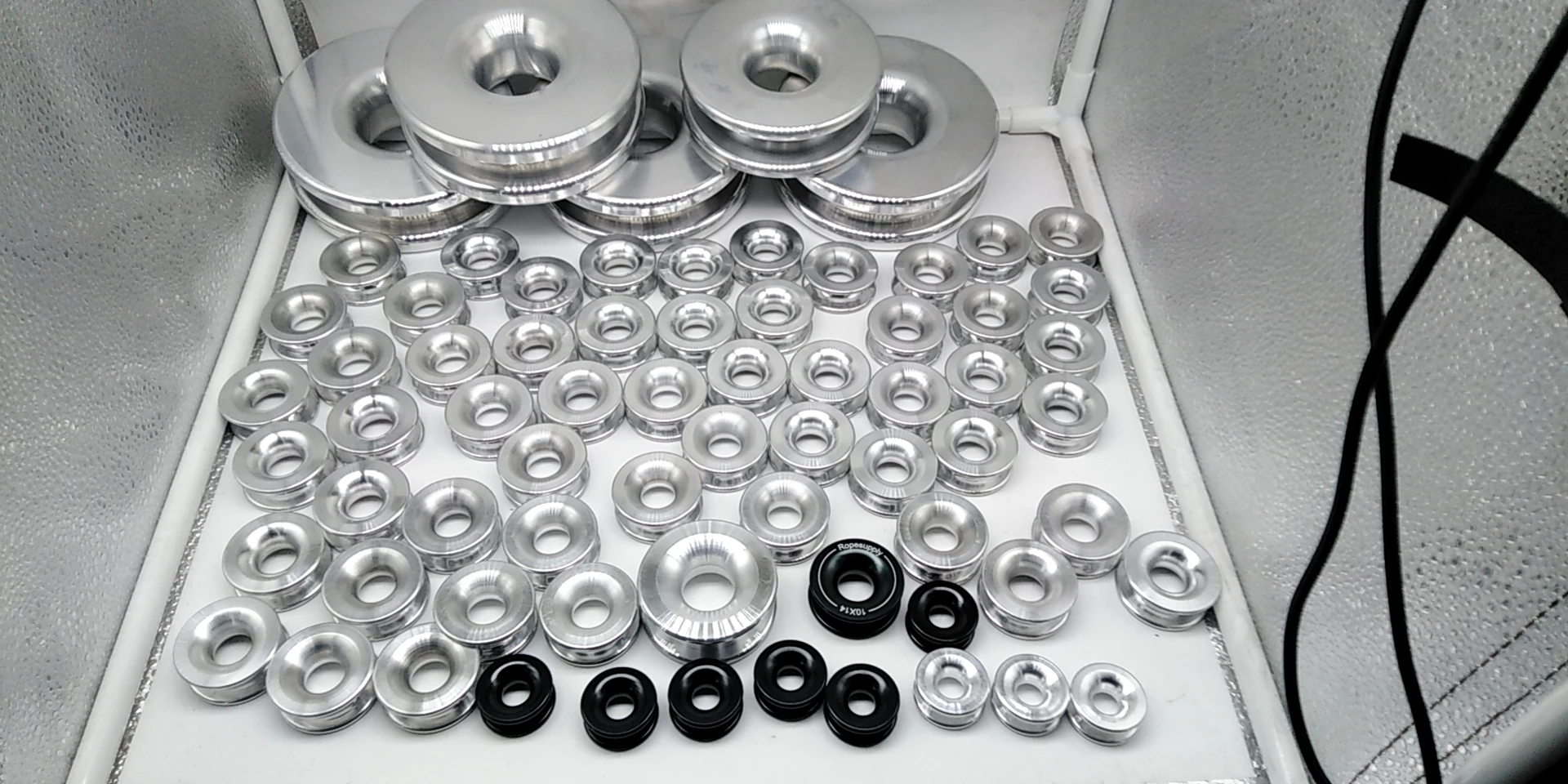 Low Friction Sailing Rings - PTFE Coated Aluminum (20mm)