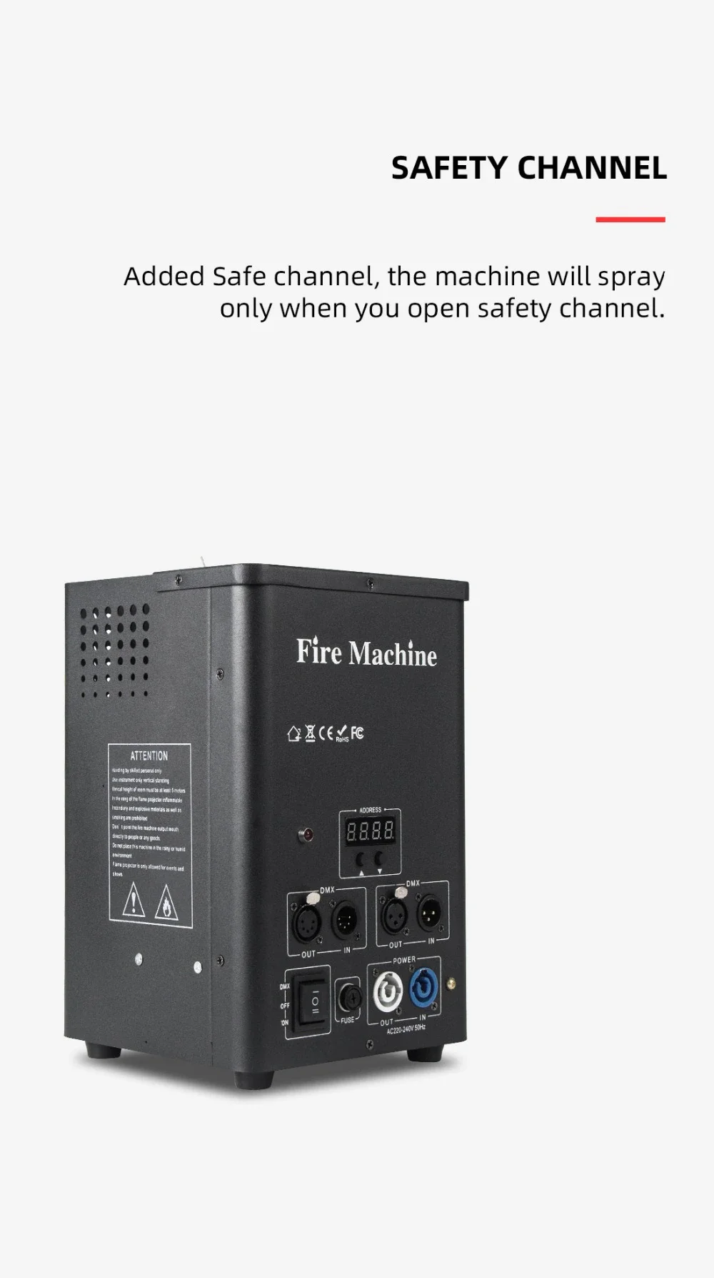 MOKA SFX DMX LPG Flame Machine - Wholesale Stage Effects