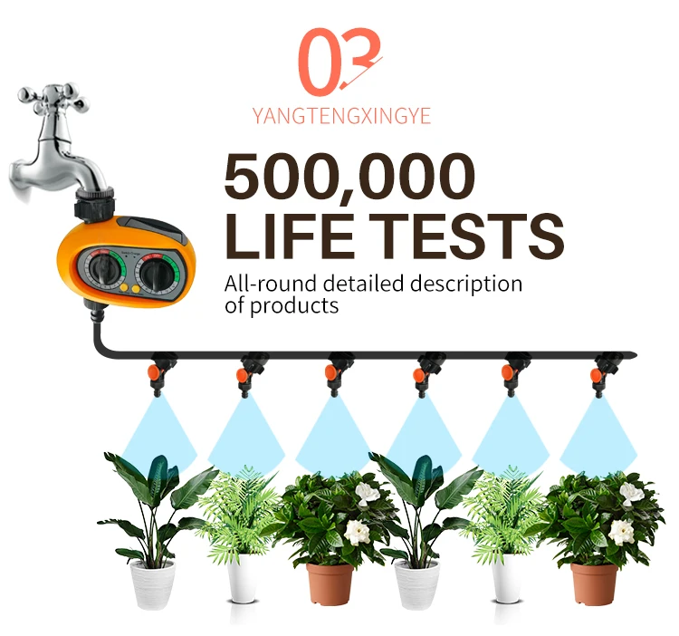 Simple Dial Solar Tap Faucet Water Timer - Efficient Irrigation