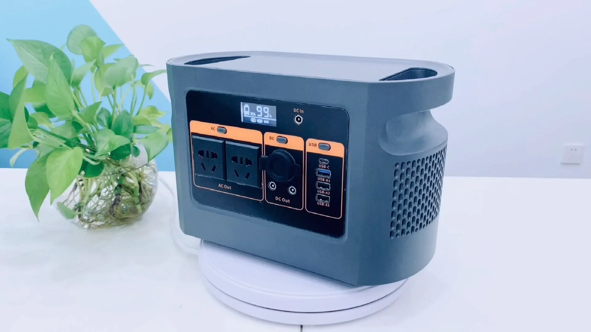 1050wh Lifepo4 1200w Solar Generator Solar Energy System Portable Power ...