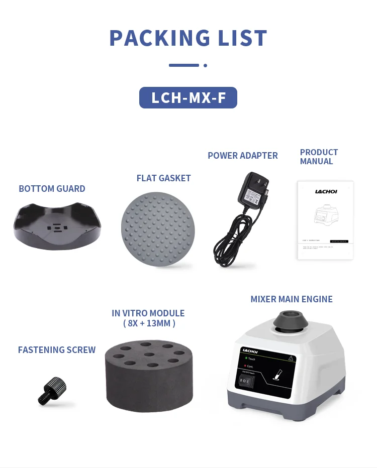 LCH-MX Vortex Mixer - High-Speed Lab Instrument for research