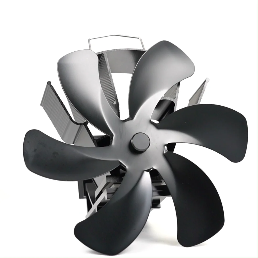 Low Noise Non Electric Eco 7 Blade Black Color Flue Pipe Hanging ...