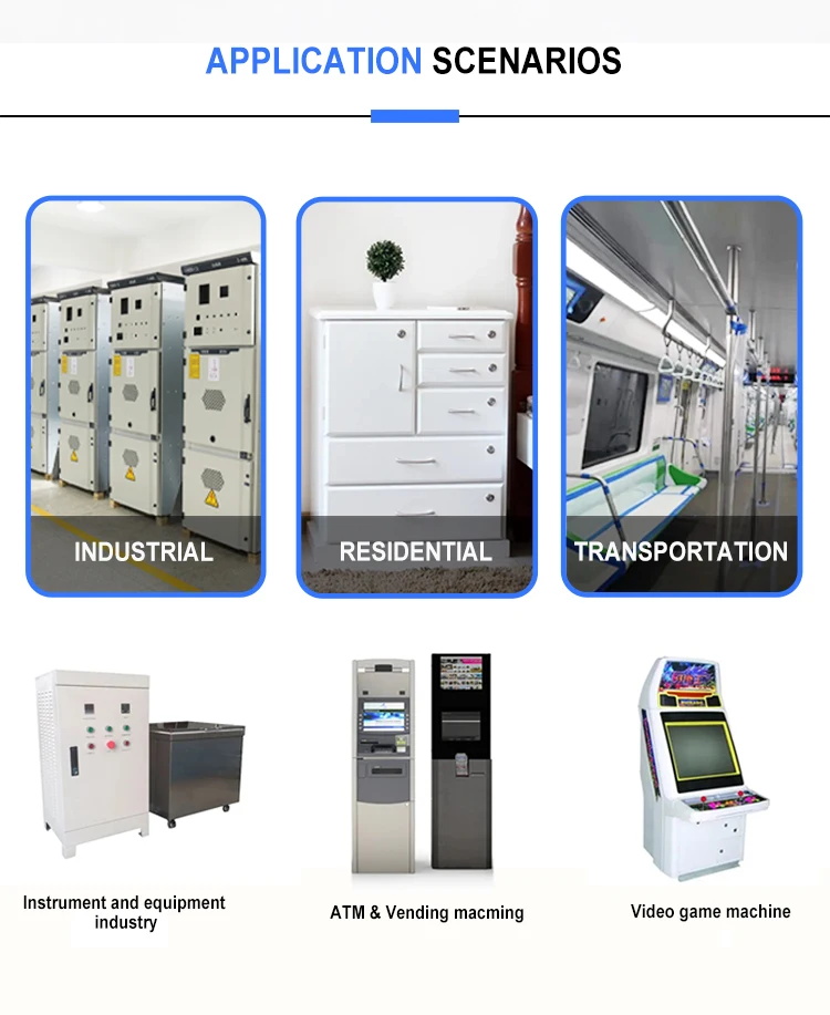 Zhirong Ab403-1 Seng Aloi Kunci Gagang Kontrol Listrik Kunci Kabinet ...