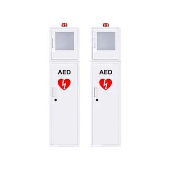 Automated External Defibrillator Box Standing Aed Cabinet With Alarm ...