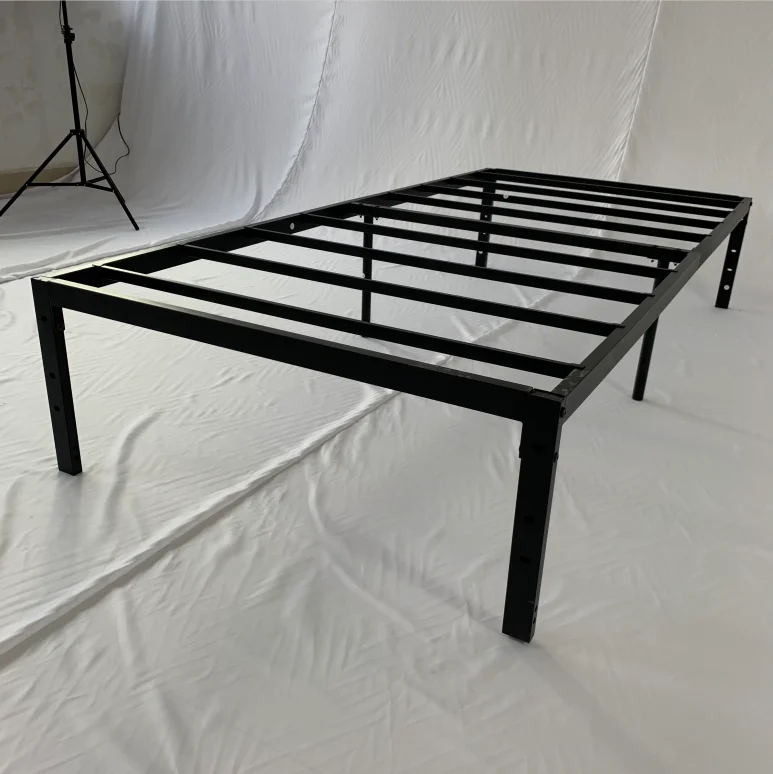 Basic Metal Frame Bed Single Size Iron Frame Steel Bed - Buy Steel Bed ...