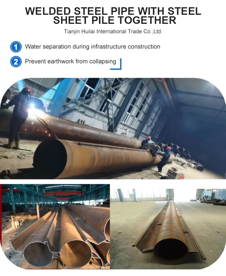 Api 5l Spiral Pipe Api Spiral Heavy Weight Drill Pipe Arc Welded Pile ...