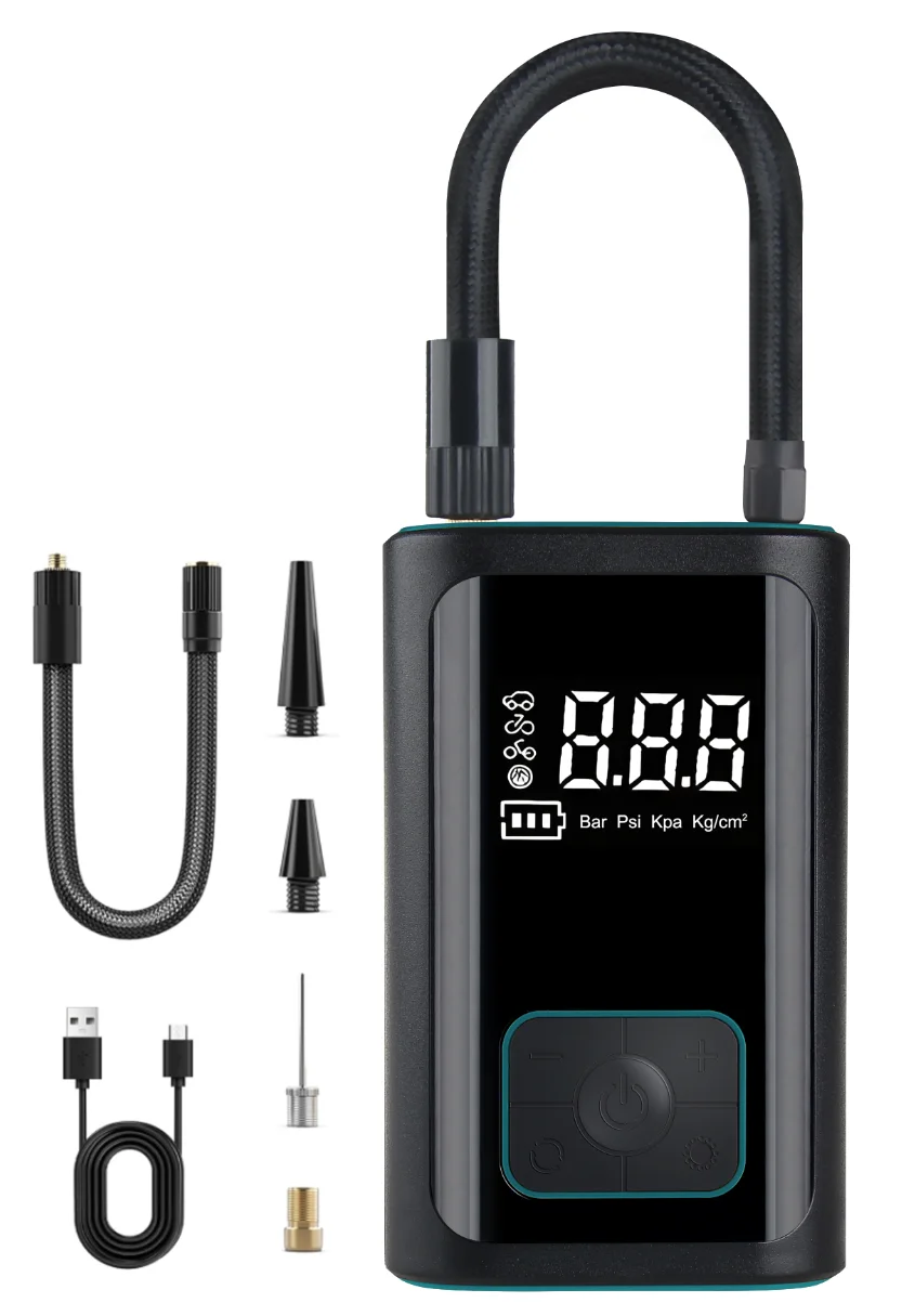 Portable Cordless Long Endurance Air Pump Car Dc7.4v Tire Inflator Mini ...