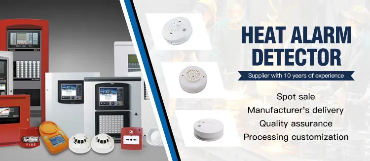 Conventional Ac220v Dc9v Wireless Photoelectric Smoke &heat Alarm ...