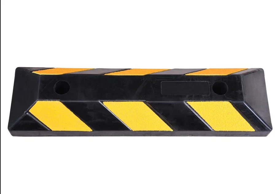 Heavy Duty Parking Lot Wheel Stopper 560mm Length Rubber Parking Car ...