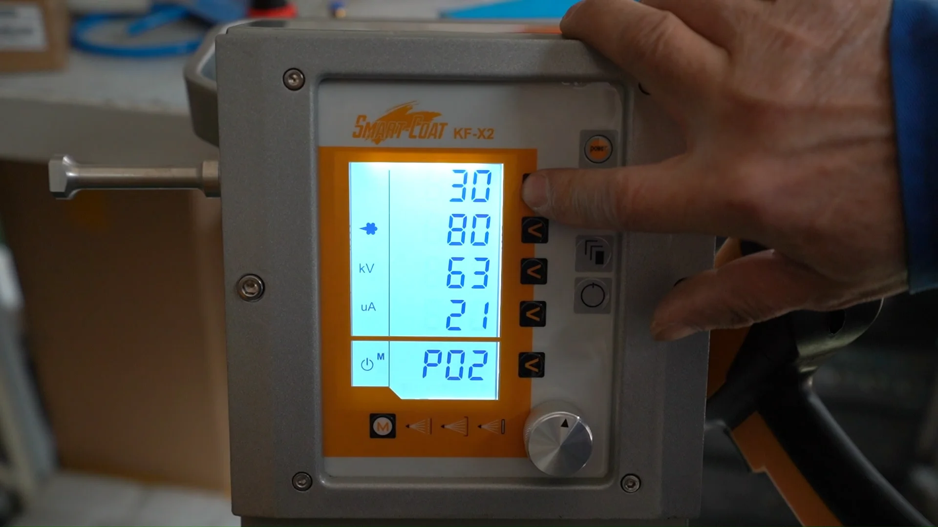 Kf-x2-th Portable Electrostatic Powder Paint Machine - Buy ...