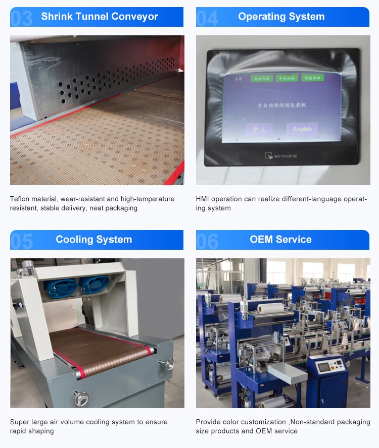 Small Business Carton Bottle Heat Tunnel Film Packing Shrink Stretch ...