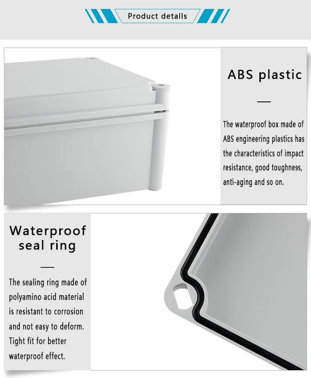 Waterproof Junction Box Ip65 Small Outdoor Plastic Waterproof Enclosure ...