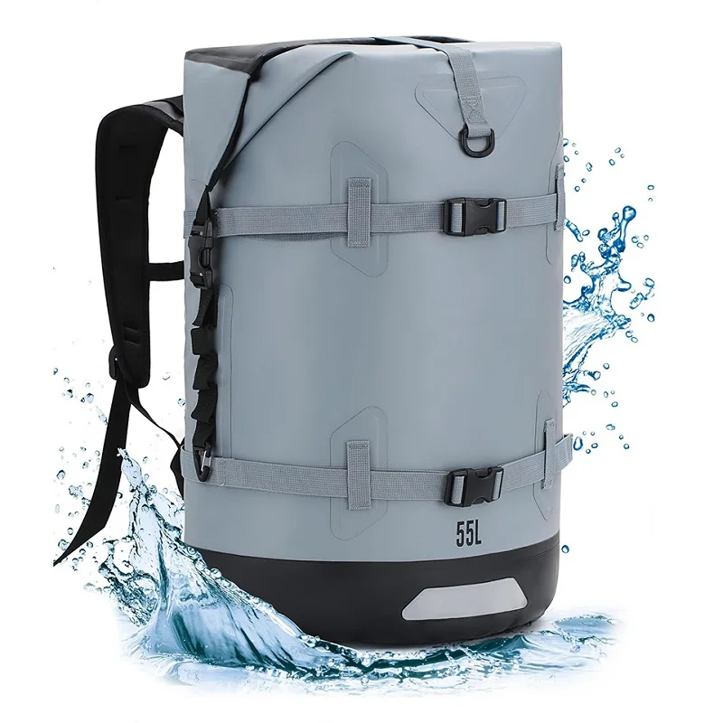 35L 55L 85L PVC Waterproof Backpack - Heavy Duty Roll Top