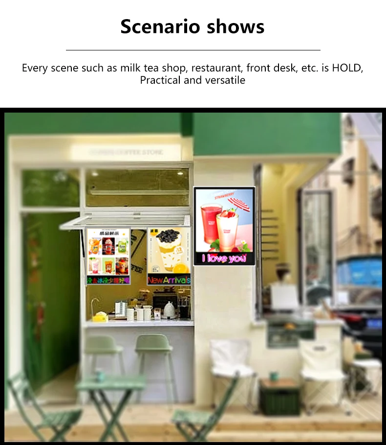 A1 A2 A3 A4 Illuminated Poster Frame Led Sign Restaurant Menu ...