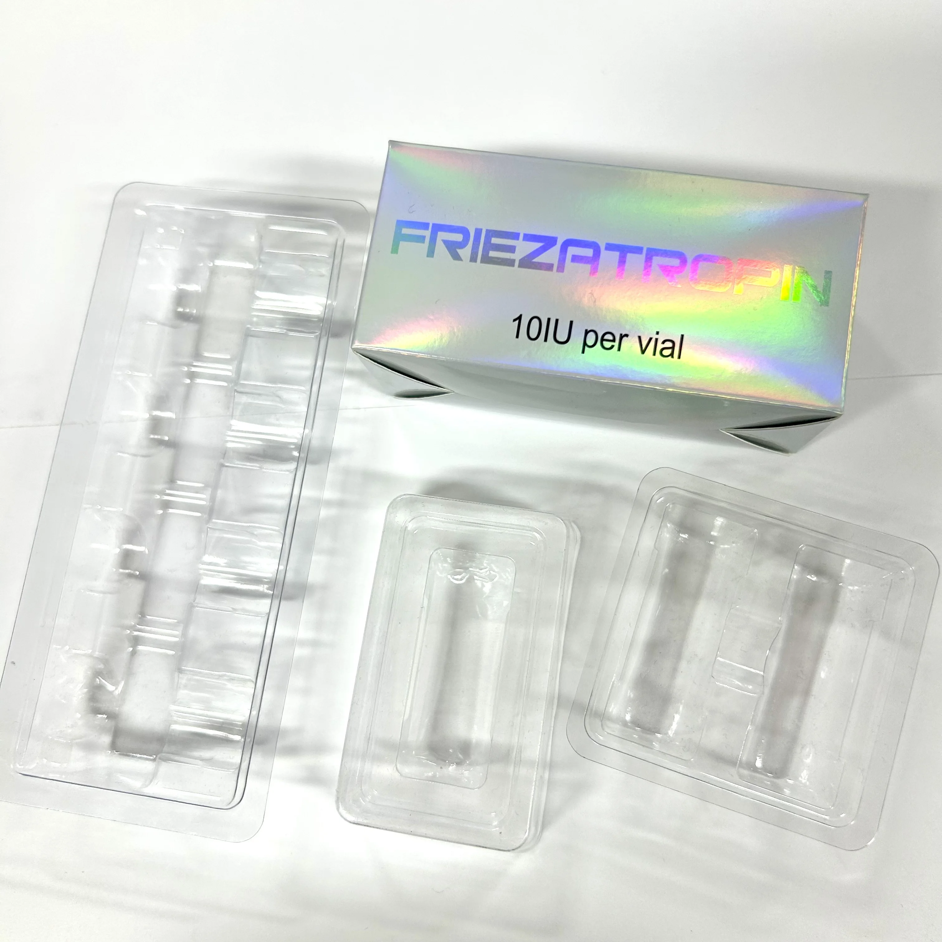 Holographic Custom Vial Paper Box - 3ml & 10ml Packaging