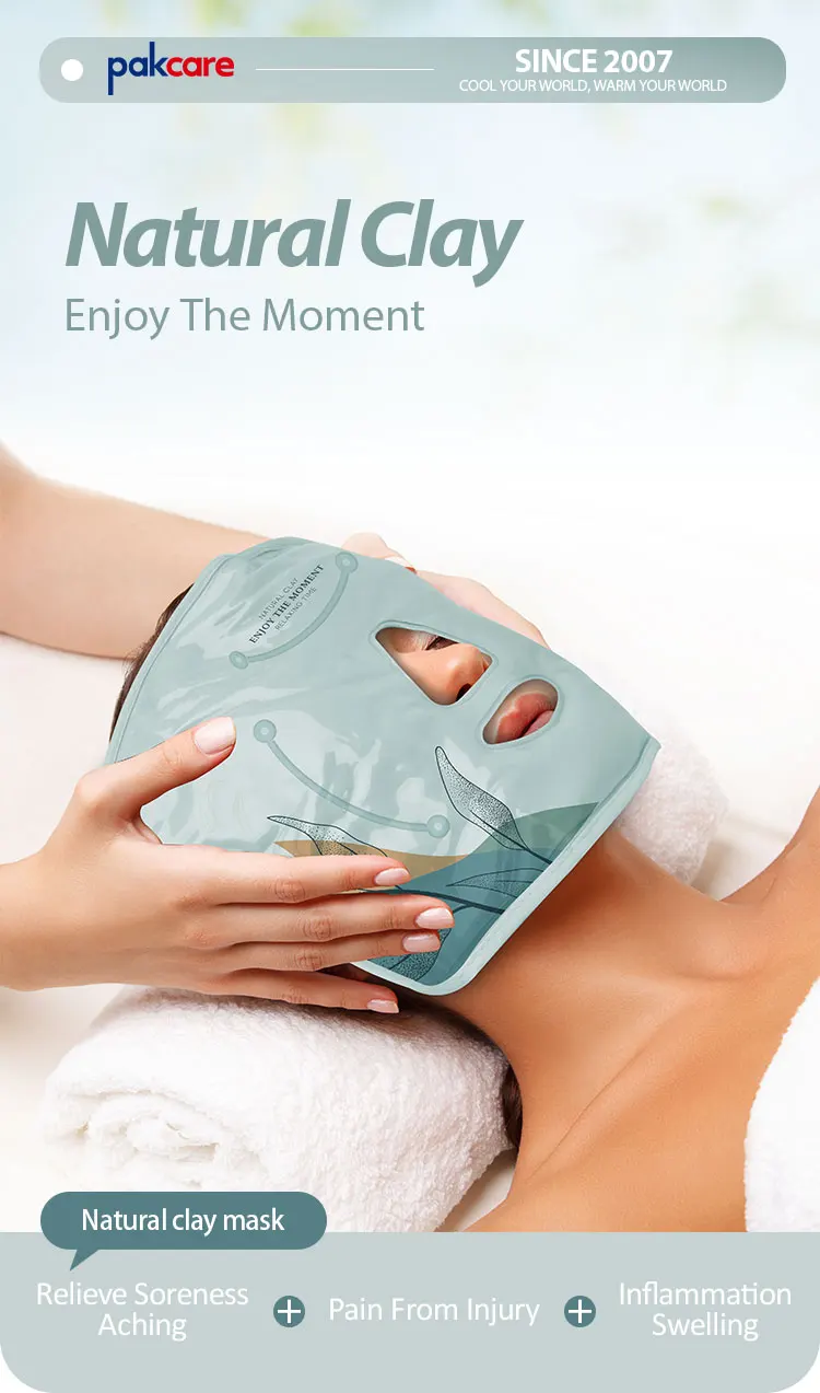 Pakcare Natural Clay Ice Face Eye Mask - Reduce Puffiness