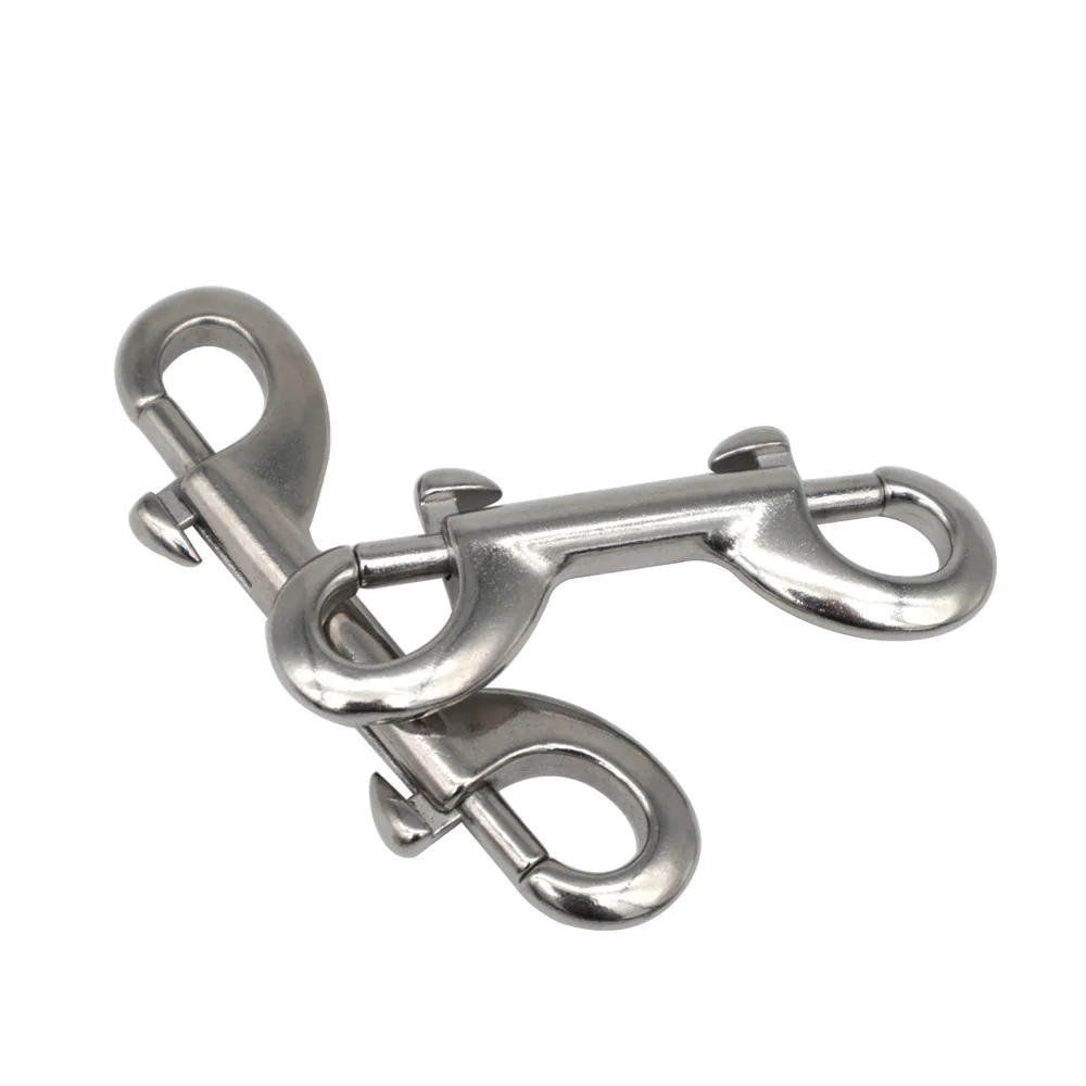 304 Stainless Steel Trigger Chain Metal Spring Clips Key Chain Pet ...