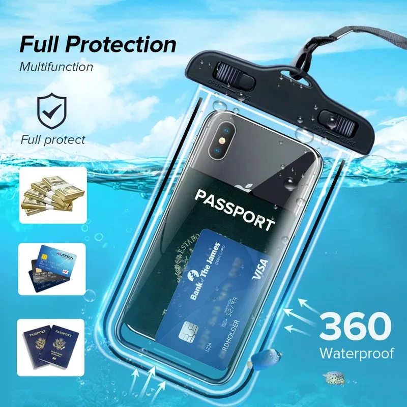 Durable Waterproof Phone Pouch for Sports & Beach Activities