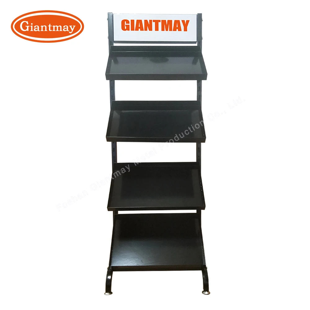 Metal Four Tiers Showroom Ceramic Tile Display Rack Retail Shop ...