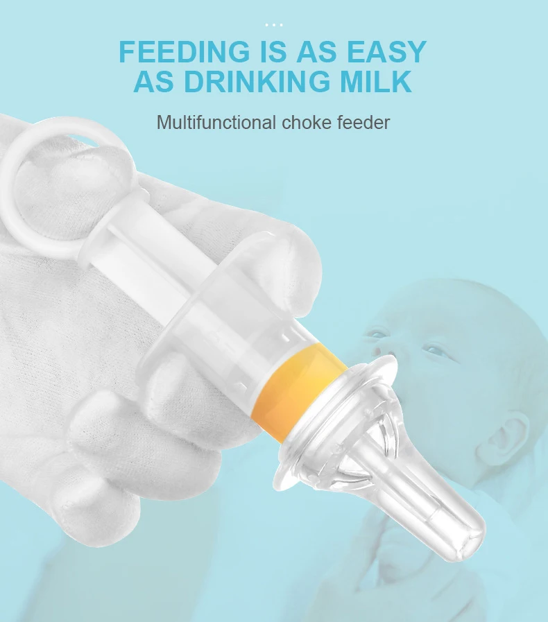 Medicine Dispenser With Oral Syringe Liquid Feeder Baby Oral Medicine ...