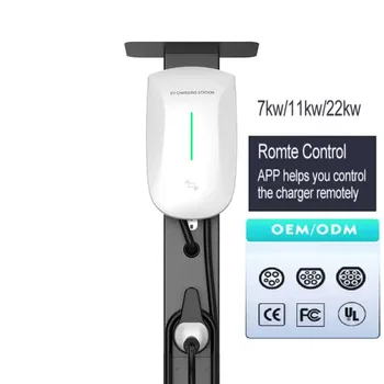 Wallbox Fast Electric Vehicle Ev Charging Station With 5m Charging Type ...
