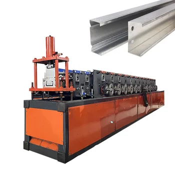 Automatic Steel Frame C Purlin Roll Forming Machine For Steel C U Z Profile Purlin Making ...