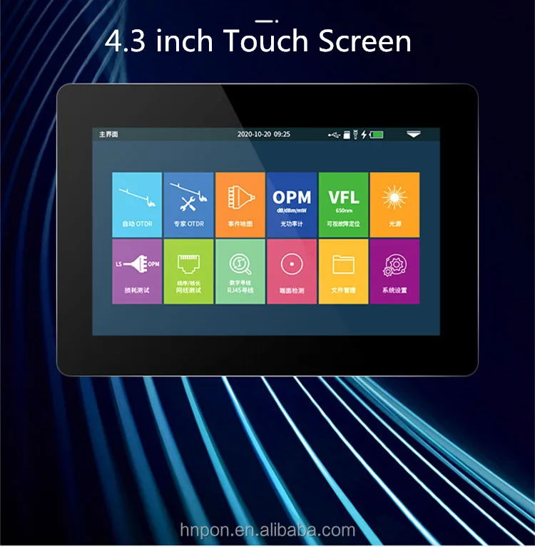 Hnpon Nk4000d Otdr Tester Reflektometer Mini Handheld 1310 1550 Otdr ...