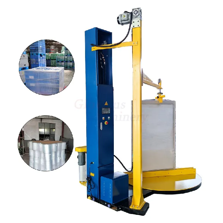 Automatic Self-propelled Movable Vertical Wrapping Machine stretch film ...