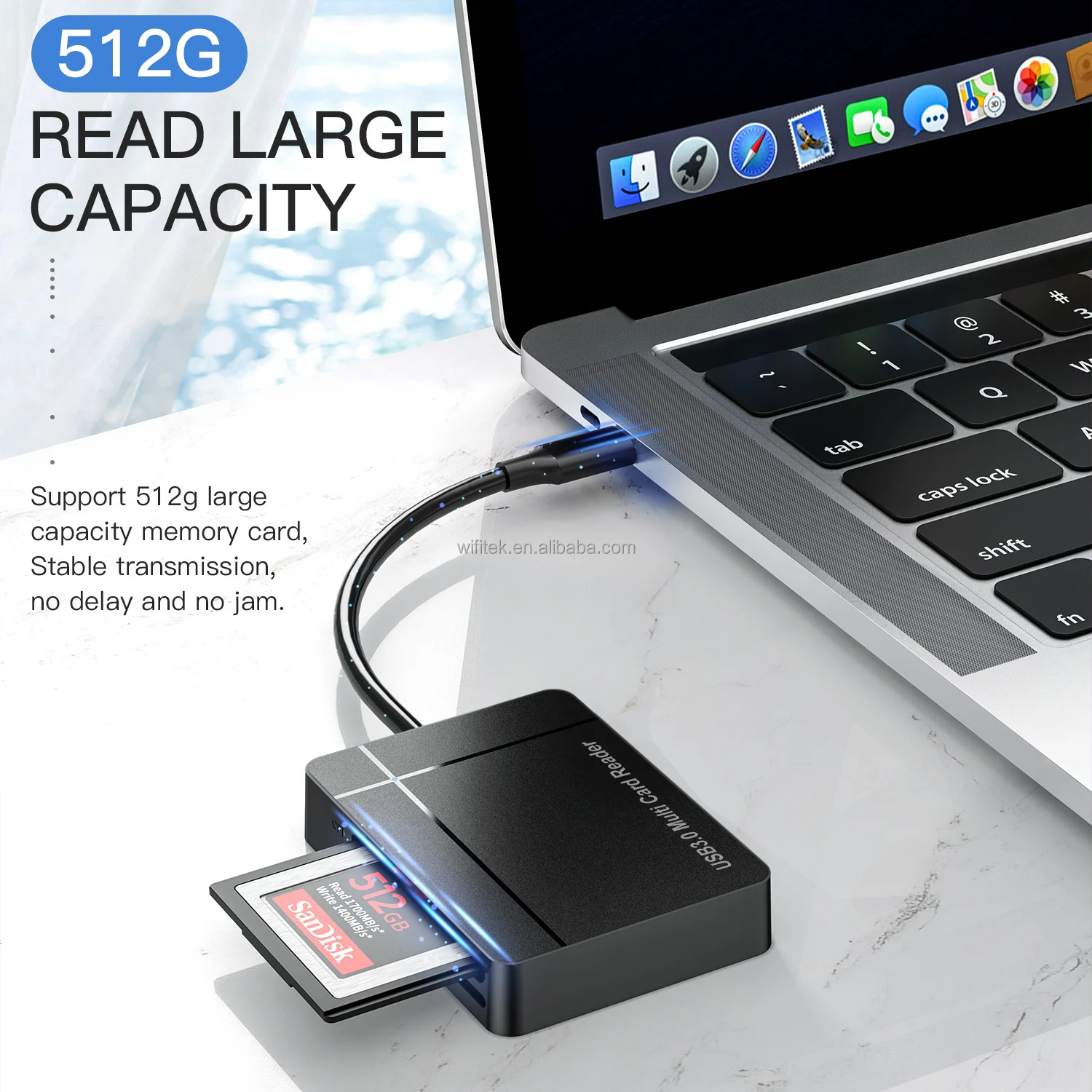 All in One Card Reader SD, TF, CF, MS, XD, M2 USB 3.0 5Gbps Card Reader ...