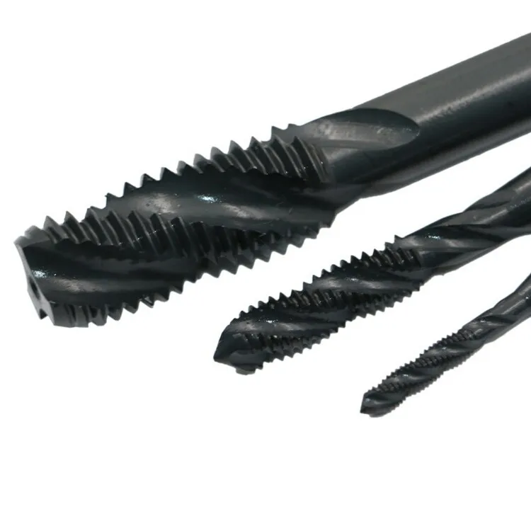 7pcs Spiral Fluted Hand Screw Thread Tap Spiral Point Thread Metric ...