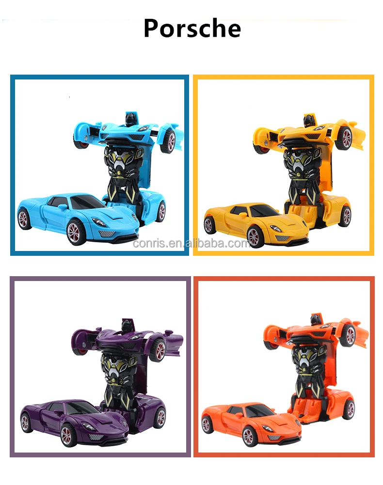 Kids Children Plastic Diecast Cars - Transform into Robots