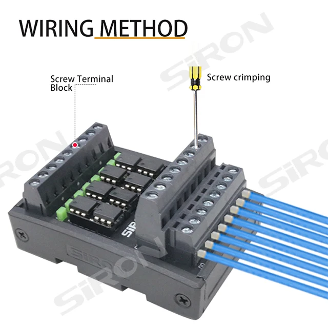 SIRON Y315/Y316/Y317 Optical Coupling 24V DC Solid State Relay Module ...