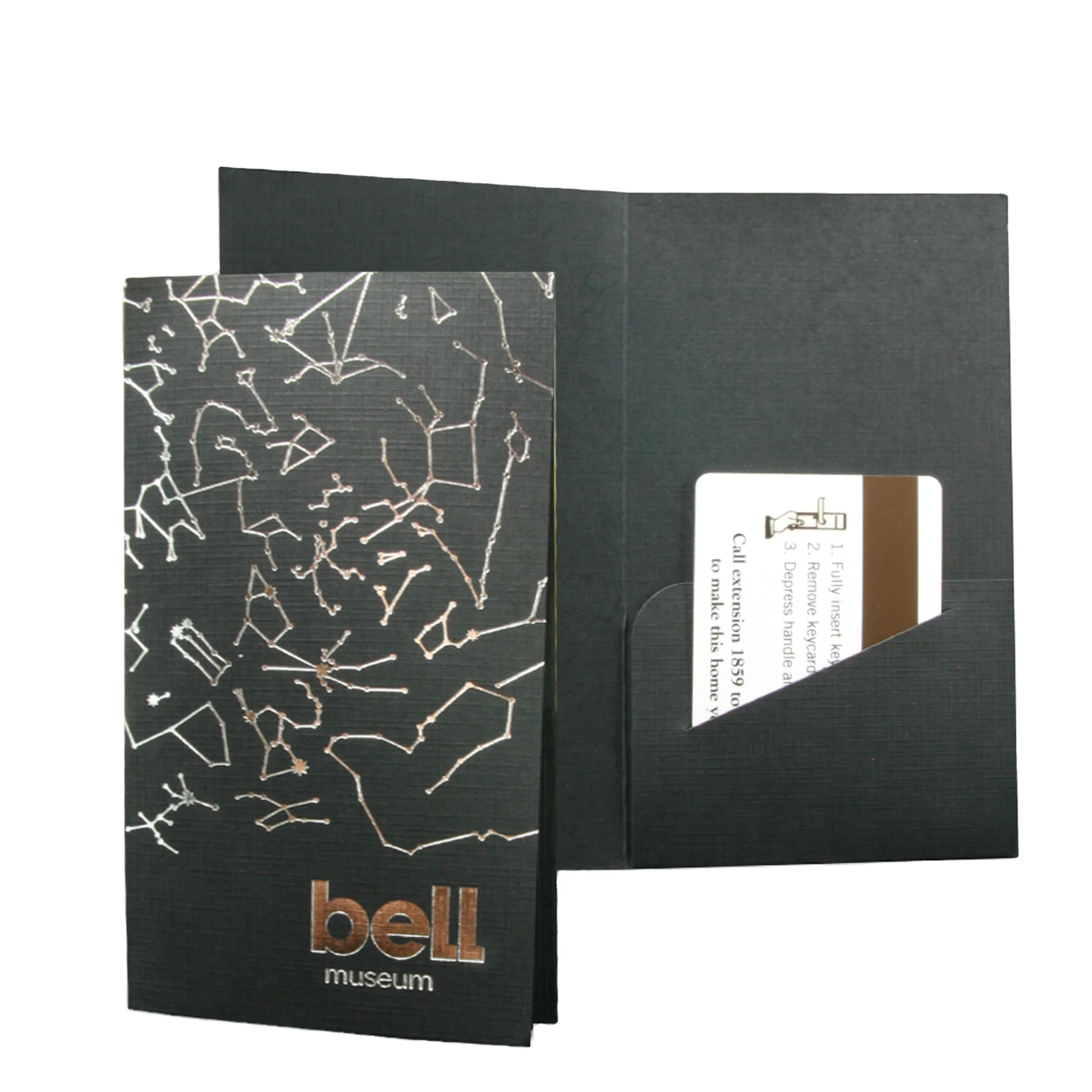 Hotel Room Card Thank You Card Set Key Card Paper Sleeve Invitation ...