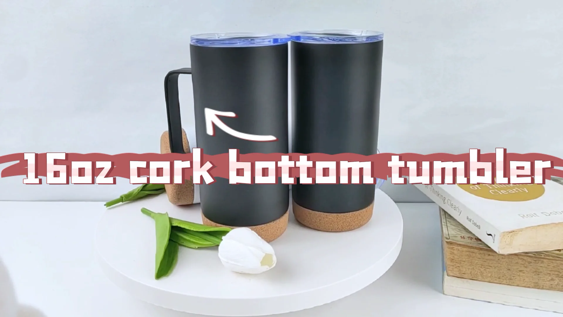 Coffee Mugs 12oz Reusable Sustainable Tumbler With Cork Bottom ...