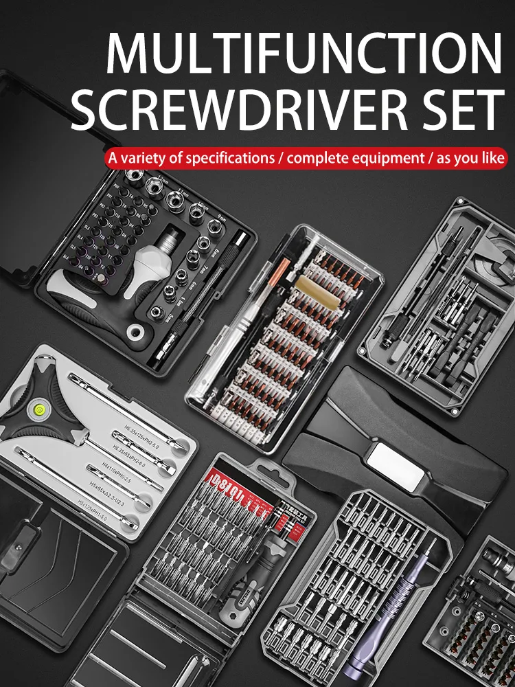 Screwdriver Set Precision Magnetic Screw Driver Bits Torx Hex Bit ...