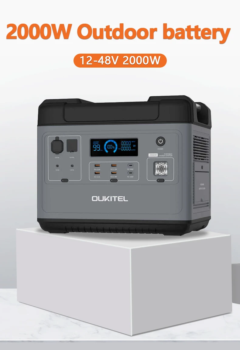 Solar Power Bank 300w 500w 1200w 2000w Power Station For Outdoor ...