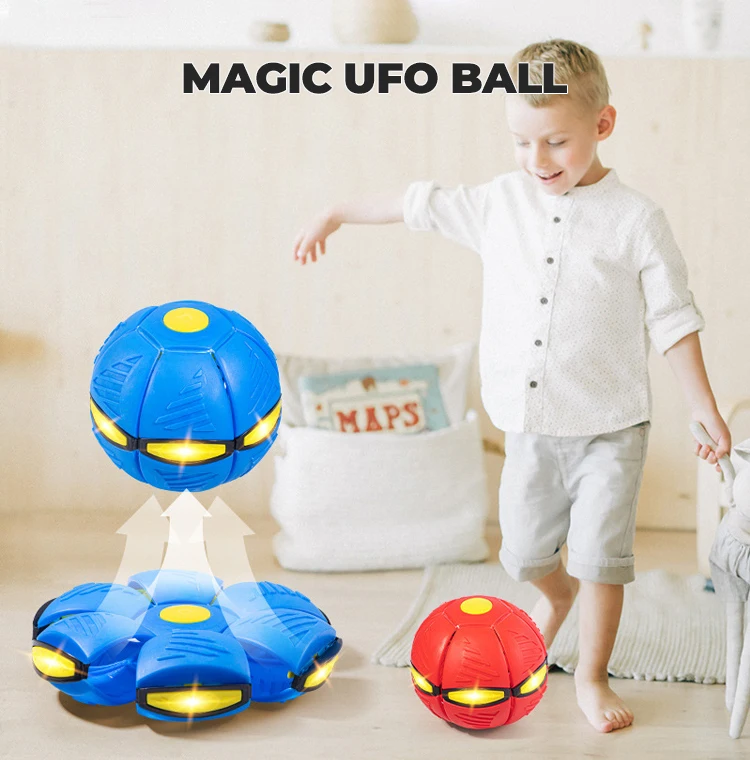 Magic Ufo Ball Toys Flying Saucer Ball Interactive Dog Pet Training ...