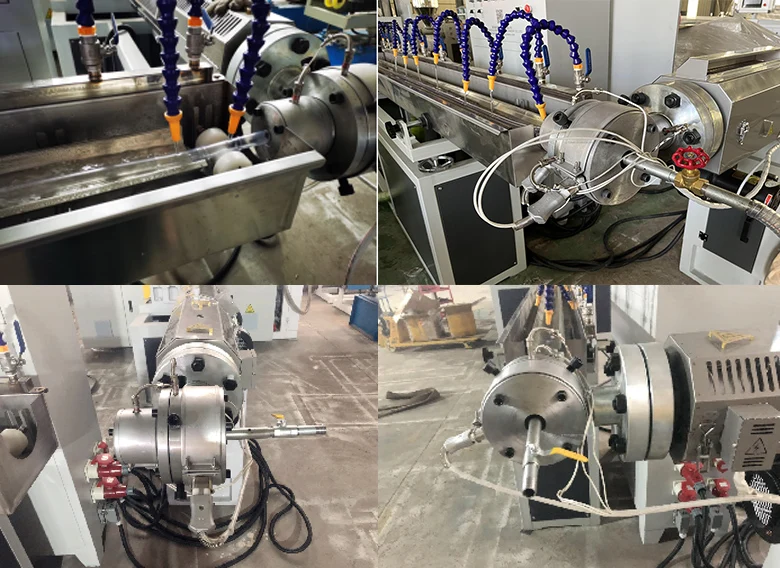 Pvc Soft Fiber Reinforced Garden Water Hose Machine For Irrigation ...