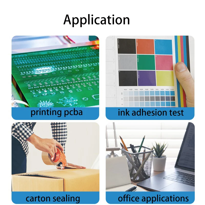 Light Duty Packaging Tape 610 Heat Resistant Transparent Cellphone Film ...