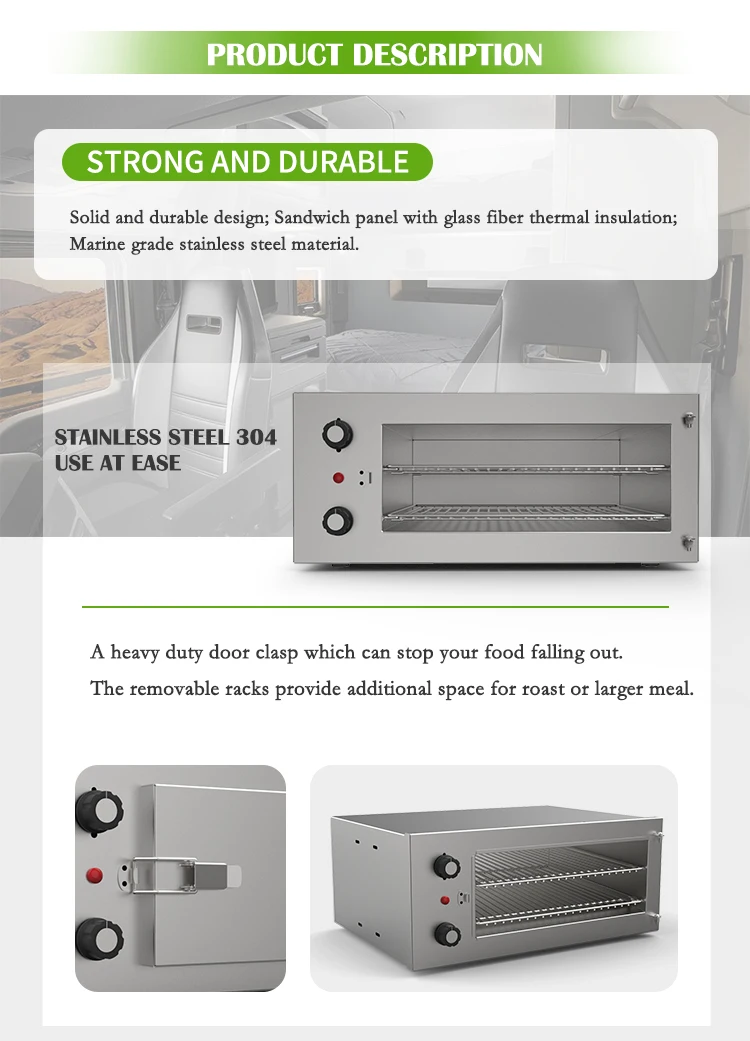 Car Toaster Microwave Oven 12 Volt Travel Camping Food Warmer Pizza Egg ...