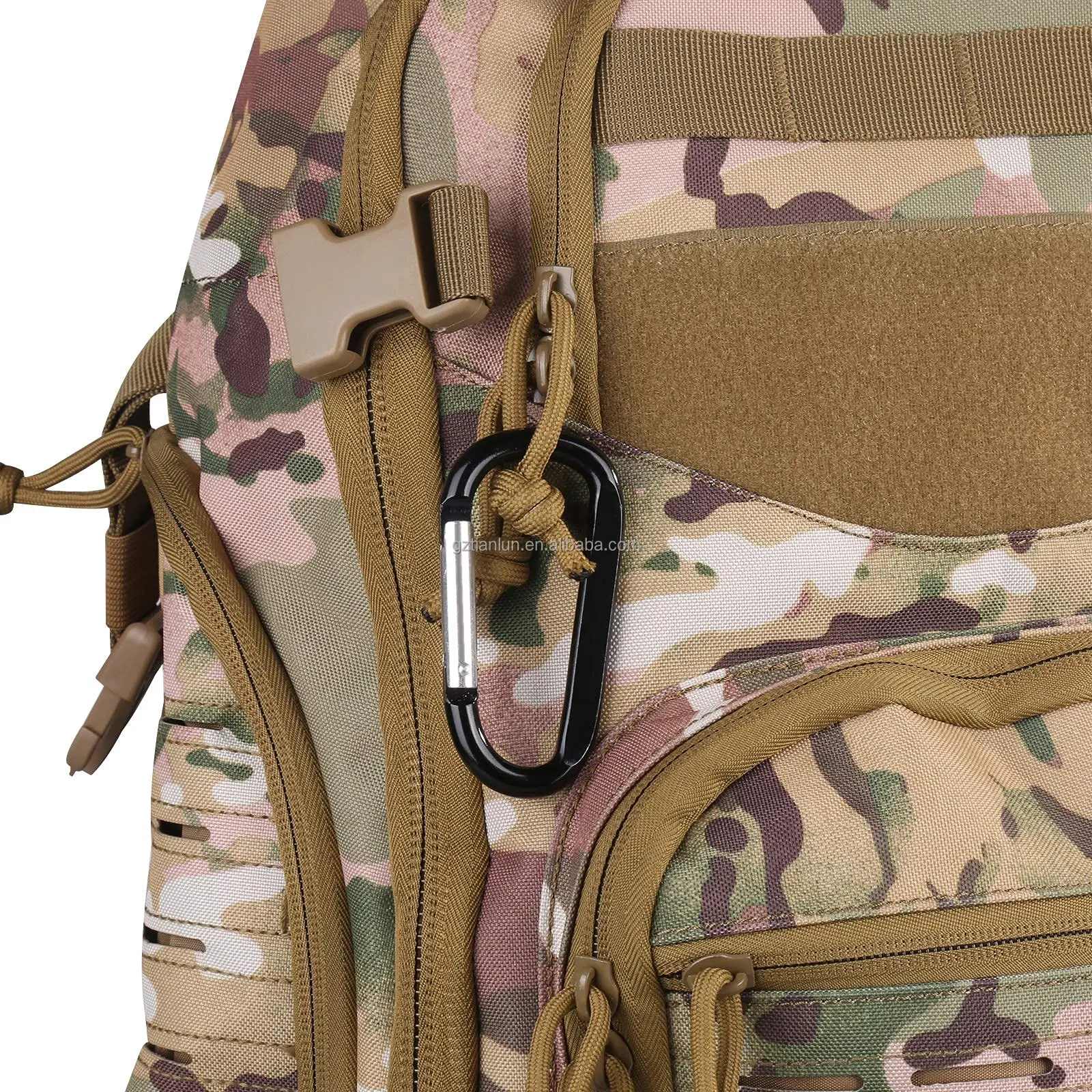 Large Aluminum D Ring Carabiner Keychain Clip Aluminum Caribeener Key ...