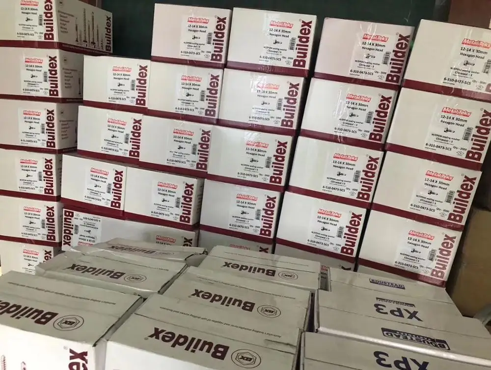 Buildex Self Drilling Self Tapping Screw Roof-lok Fixing Cyclone ...