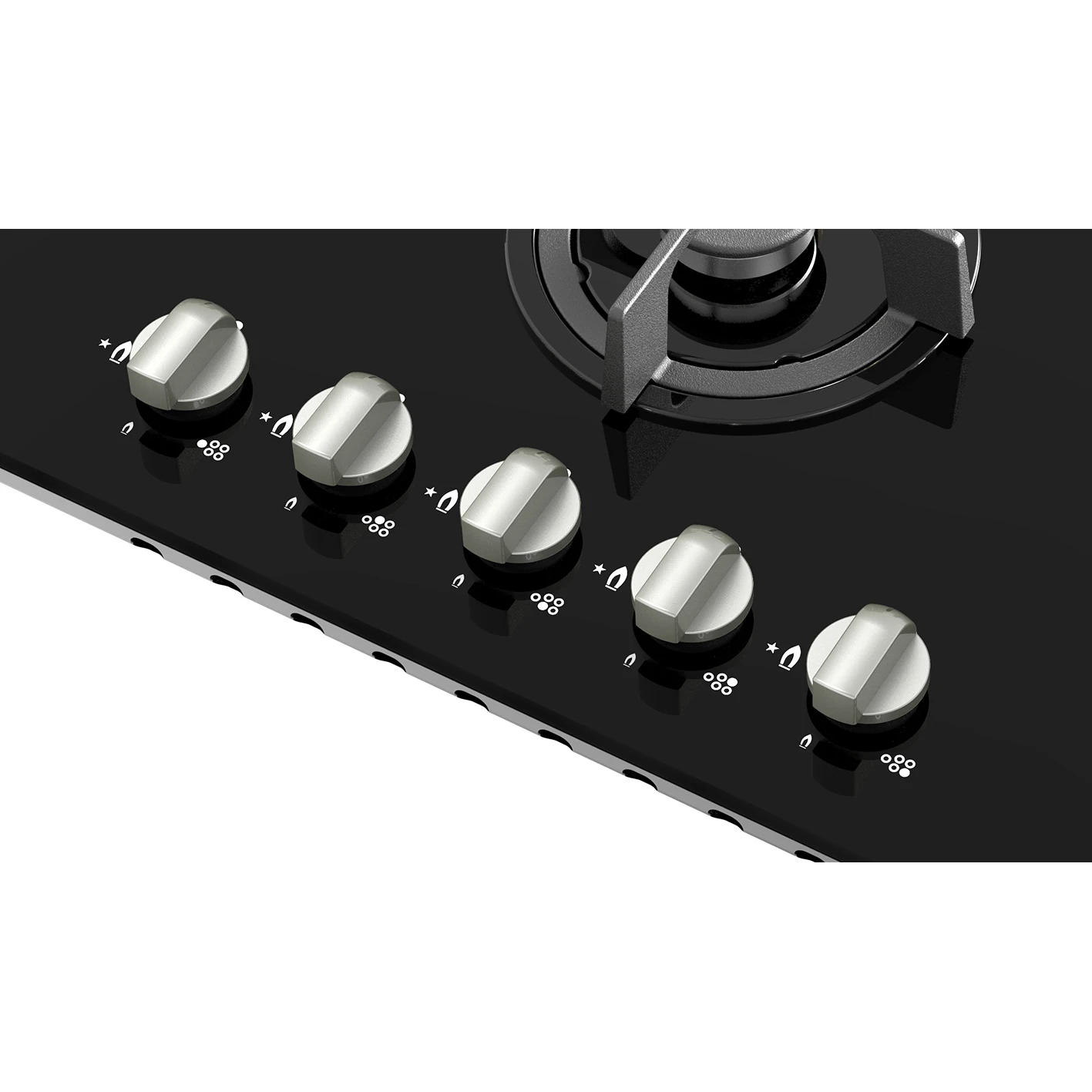 High Efficiency Cooking Appliances Gas Stove Gas Hob 5 Burner Built In ...