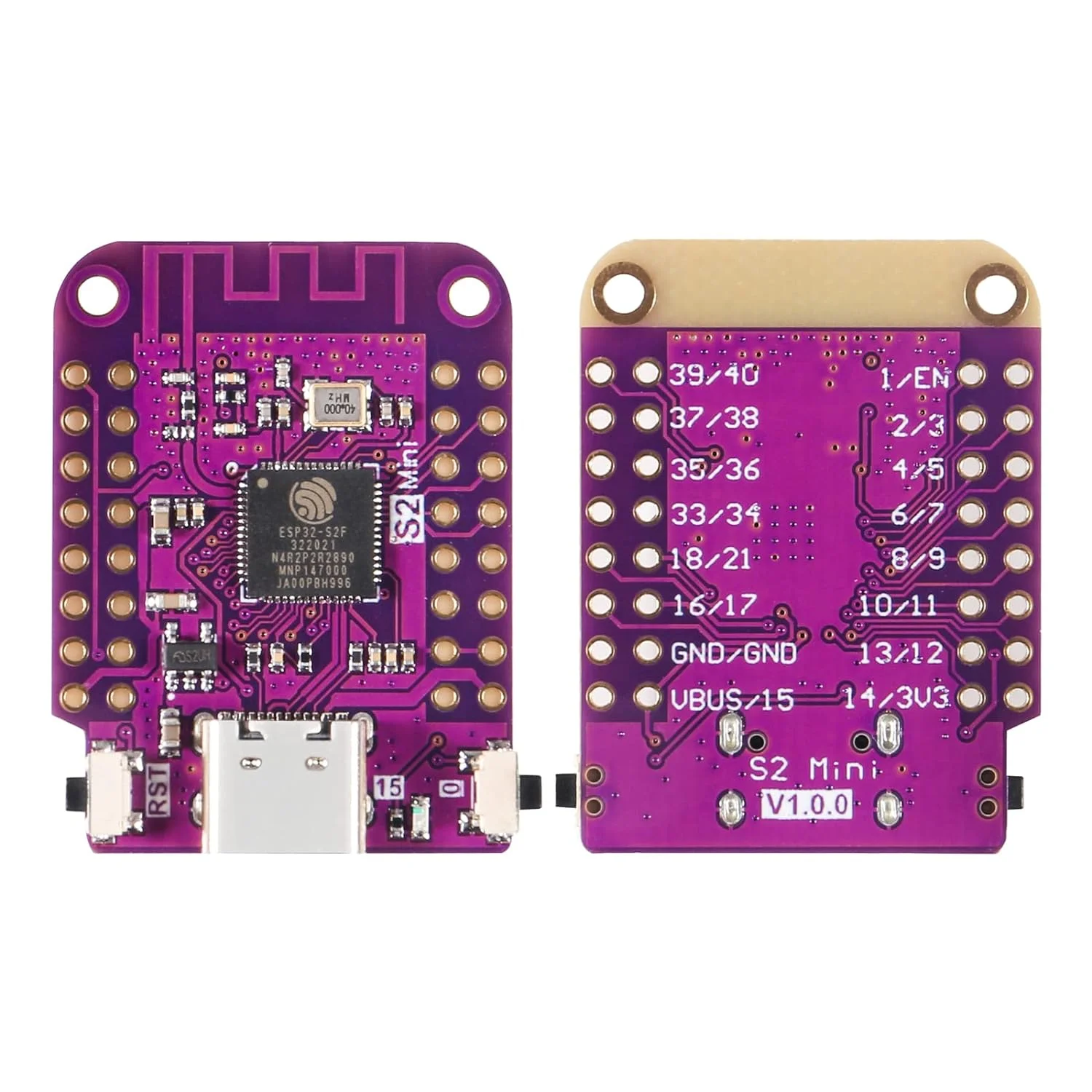 Aismartlink Esp32 S2 Mini V1.0.0 Wifi Iot Board Based Esp32-s2fn4r2 ...