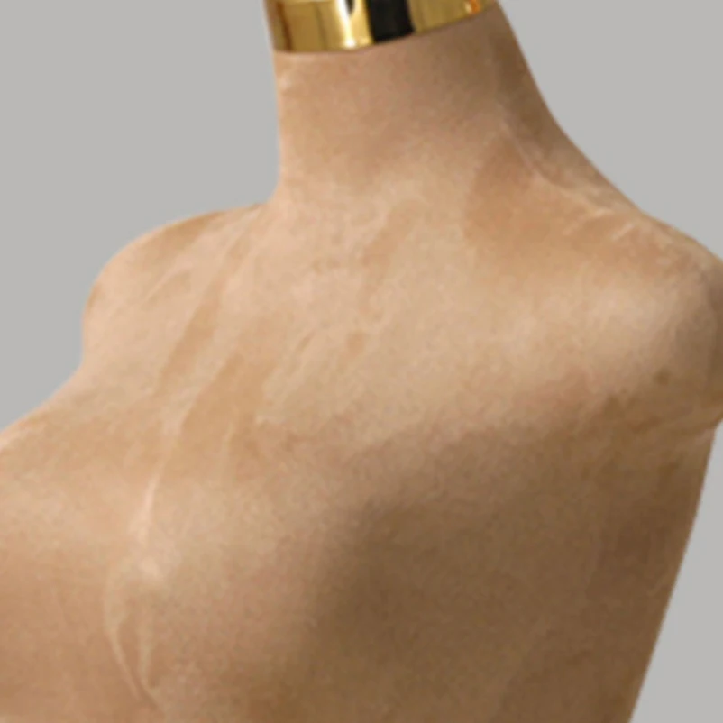 Custom Upper-Body Pin Fiberglass Manikin - Curvy BBL Female Mannequin